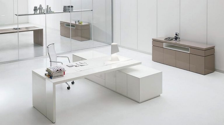 An Executive Desk At Home - Morgan Stewart Corporate Office Furniture